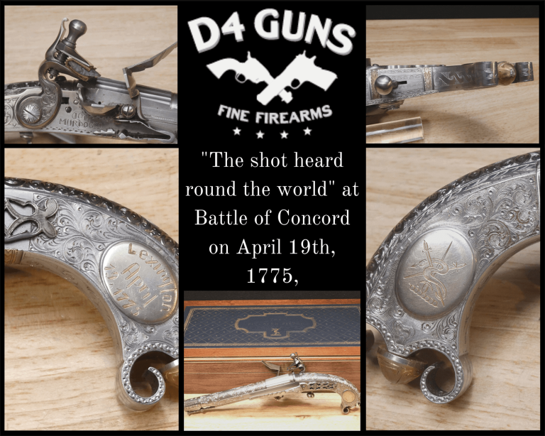 The Scottish Murdoch Flintlock Pistol | D4 Guns