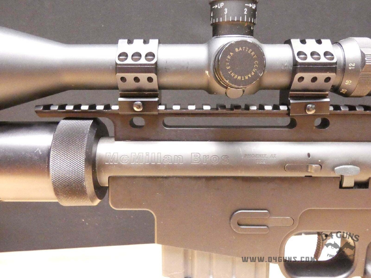 McMillan Bros TUBB-2000 T2K | .308 | 6-20×56 Springfield Scope | | D4 Guns