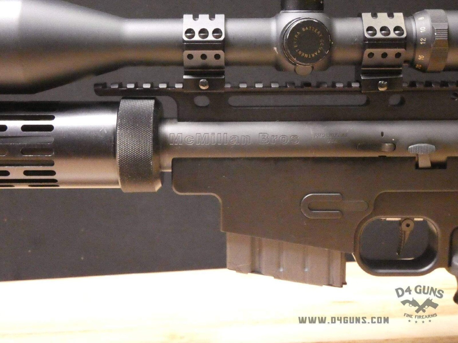 McMillan Bros TUBB-2000 T2K | .308 | 6-20×56 Springfield Scope | | D4 Guns