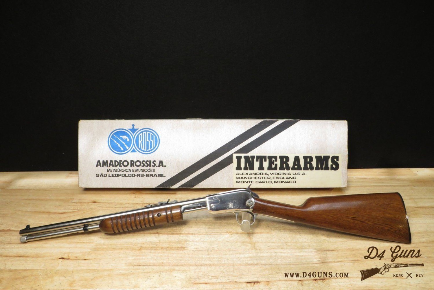 Interarms Rossi 62 SAC – Nickel – .22 Takedown | D4 Guns